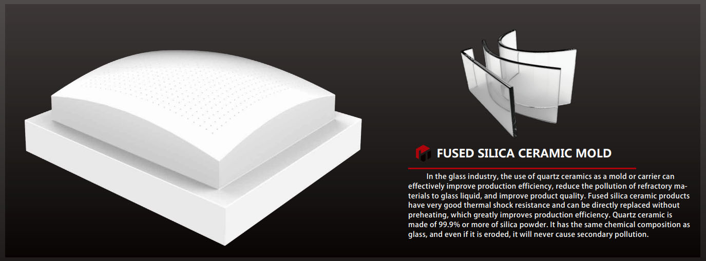 Fused Silica Ceramic Mold For Glass Bending - kamrollers